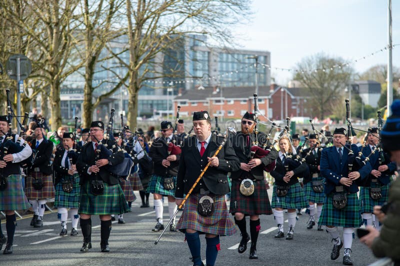 St.Patrick Day ,17 March 2024 Limerick Ireland Editorial Photography ...