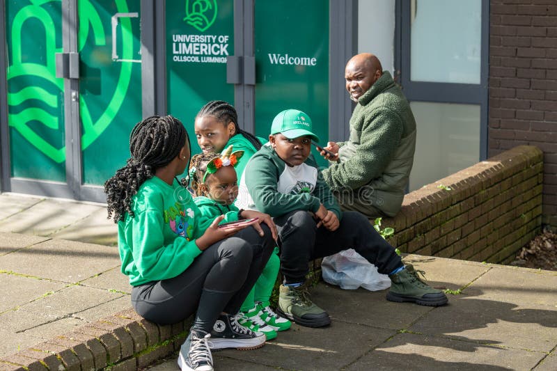 St.Patrick Day ,17 March 2024 Limerick Ireland Editorial Photo - Image ...