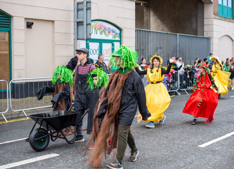 St.Patrick Day ,17 March 2024 Limerick Ireland Editorial Photography ...