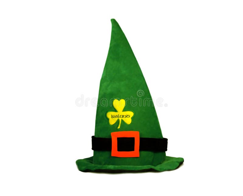 Geïsoleerde Kabouter Groene Hoed St Patrick ` S Dag Nationale Holida ...