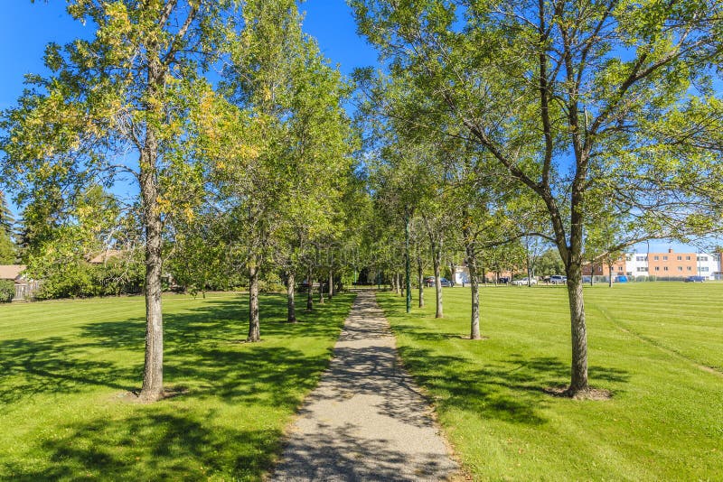 St. Patrick Park stock image. Image of lawn, landscape - 182611249