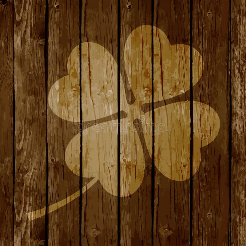 St. Patrick`s Day Background or Card on Wooden Background. Stock ...