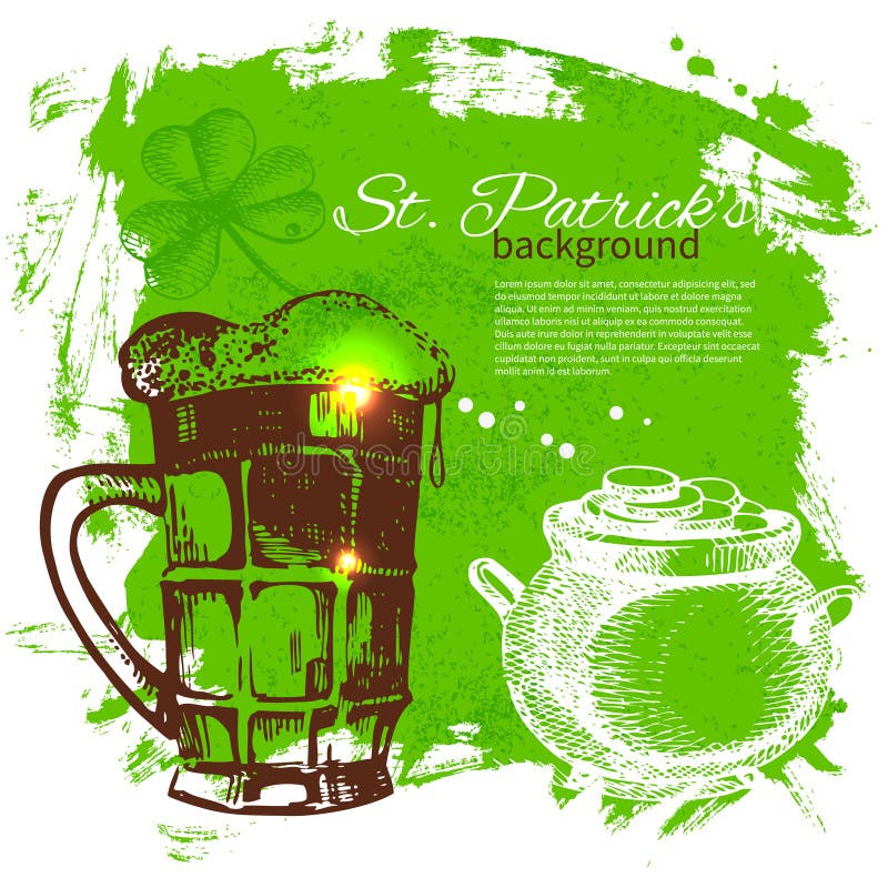 St. Patrick s Day set stock vector. Illustration of celtic - 32352201