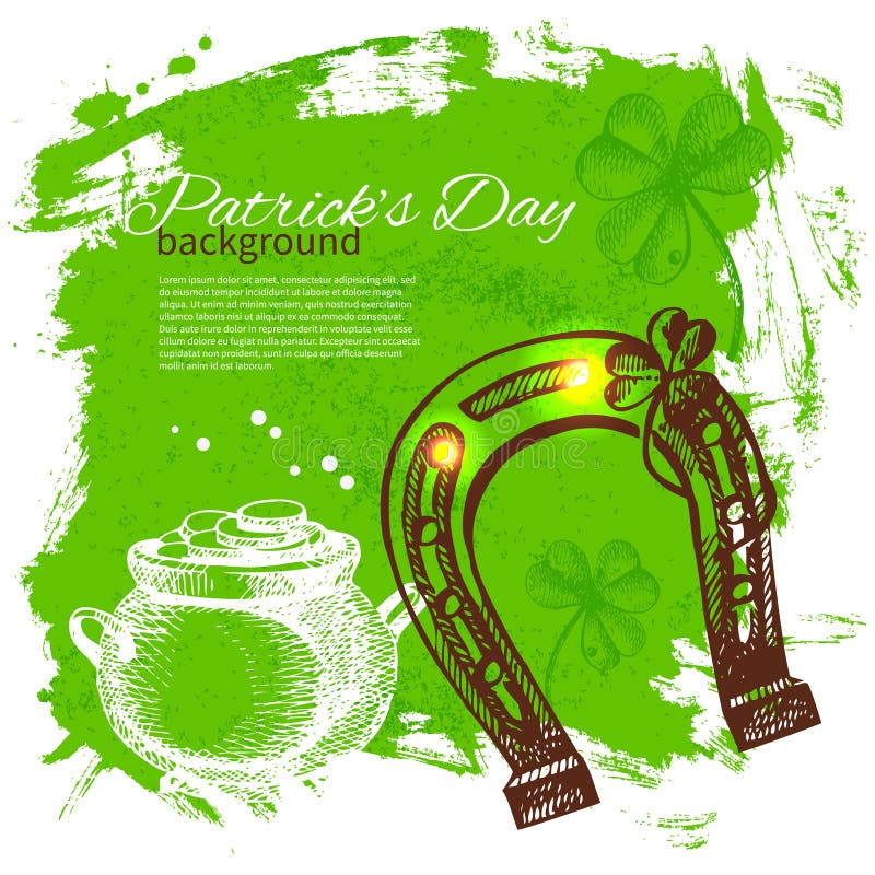 St. Patrick s Day set stock vector. Illustration of celtic - 32352201