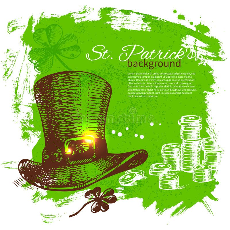 St. Patrick s Day set stock vector. Illustration of celtic - 32352201