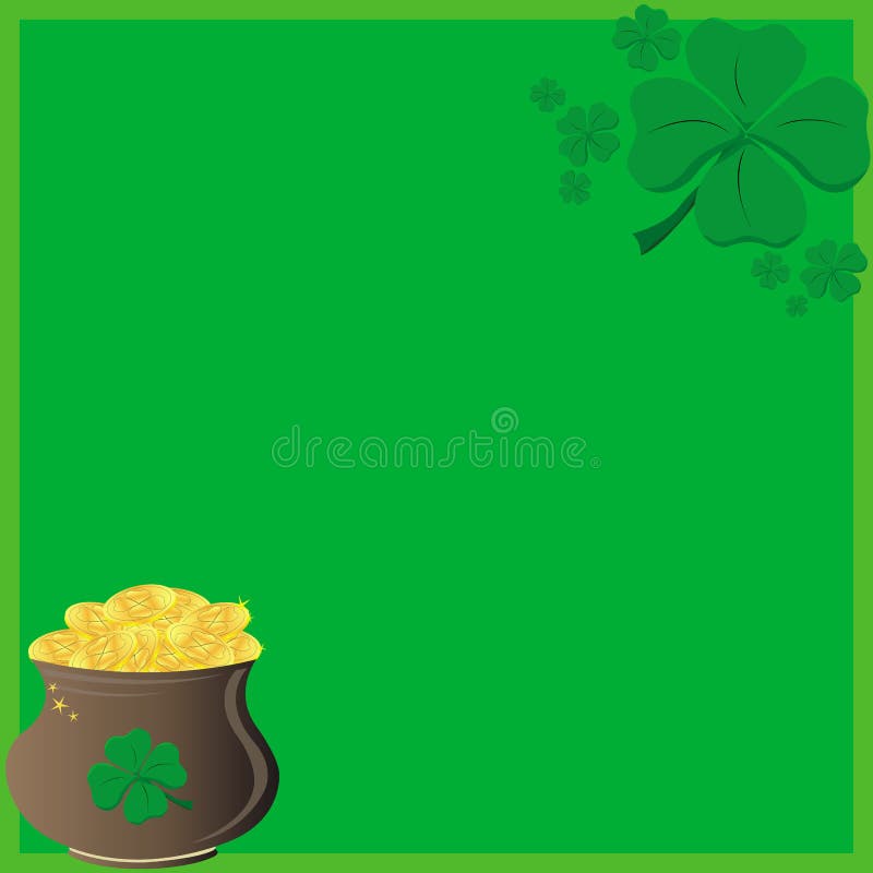 St. Patrick day background stock vector. Illustration of background ...