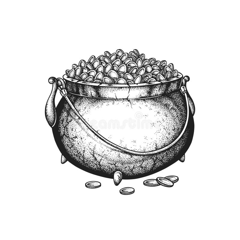 Cast Iron Pot Stock Illustrations – 1,903 Cast Iron Pot Stock ...