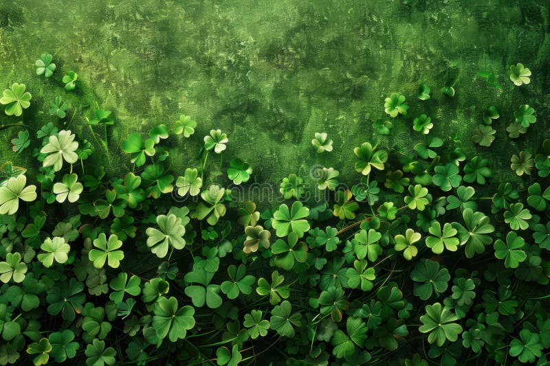 St. Patrick S Day Celebration. Festive Irish-themed Wallpaper Stock ...