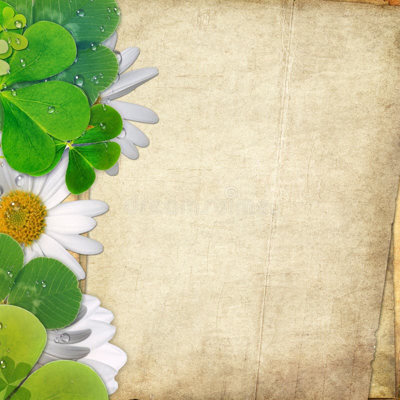 St. Patrick S Day Paper Background Stock Illustration - Illustration of ...
