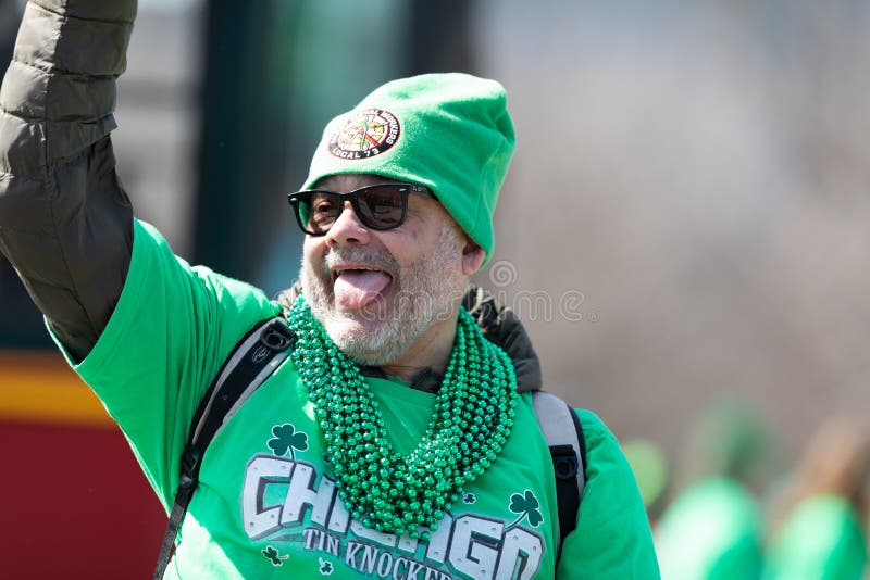 St. Patrick S Day Parade Chicago 2019 Editorial Stock Photo - Image of ...