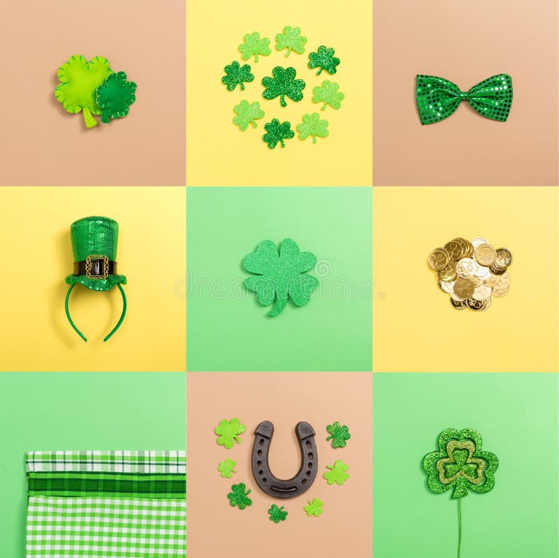 St. Patrick`s Day Theme with Decorations Stock Image - Image of happy ...