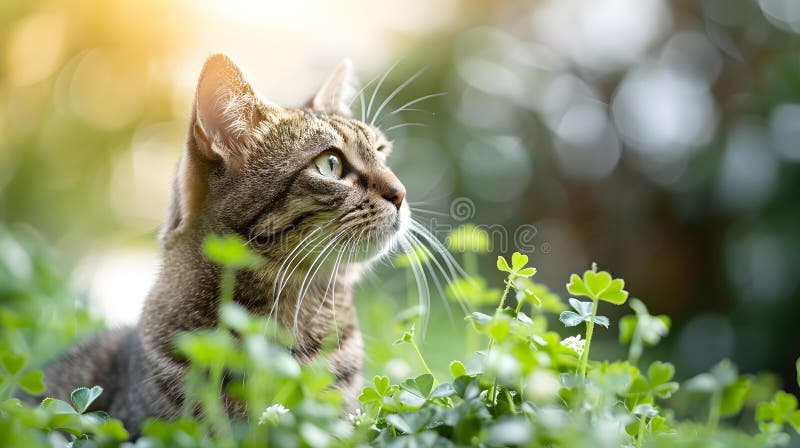 St. Patrick S Day Whisker Whimsy in Minimalist Harmony. Concept St ...