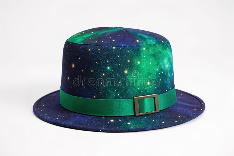 St. Patrick S Hat - a Cosmic-Themed Hat Stock Illustration ...