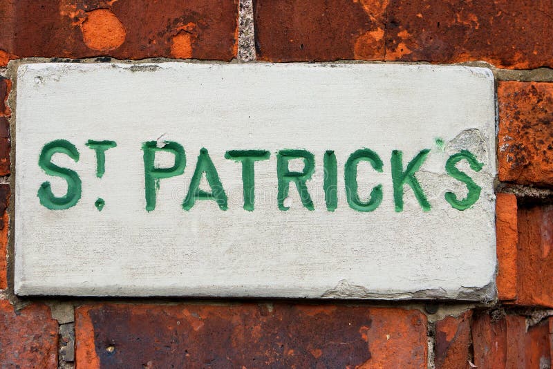 St. Patrick s Street stock photo. Image of horizontal - 18669212