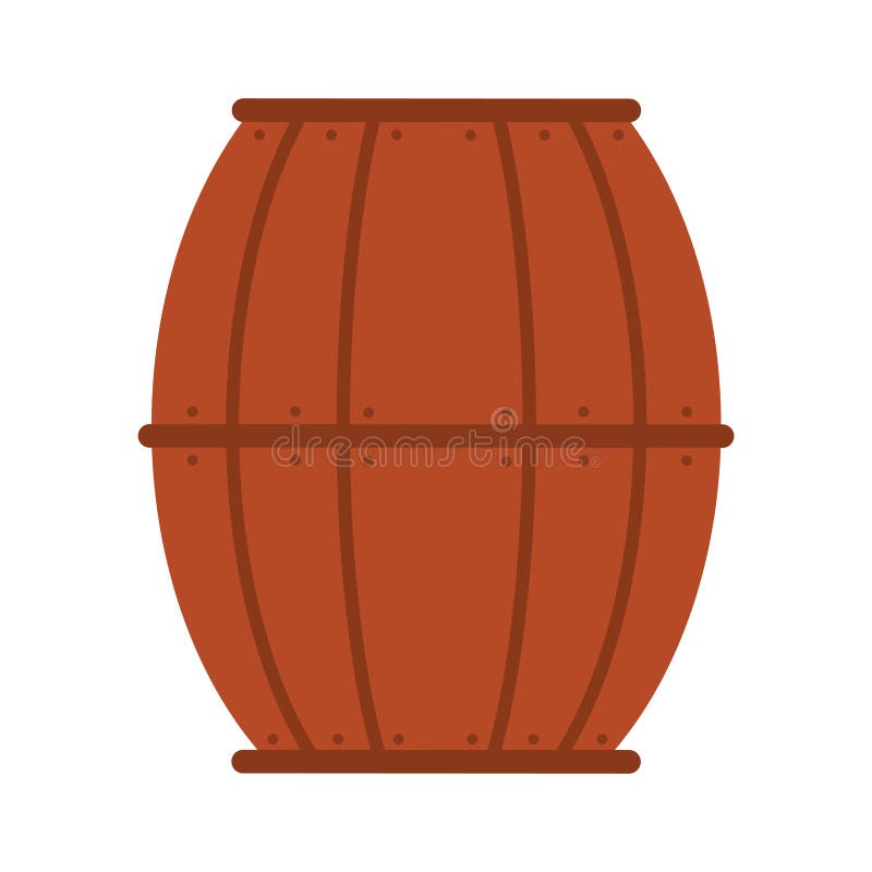 St patrick wooden barrel stock illustration. Illustration of barrel ...
