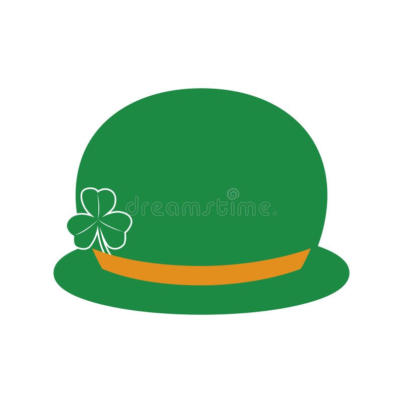 St Patricks Derby Hat. Vector Illustration Decorative Design Stock ...