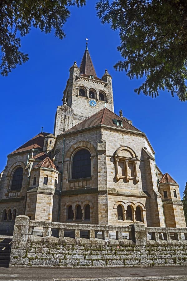St.Paul church in Basel 3 stock photo. Image of tourism - 122438166