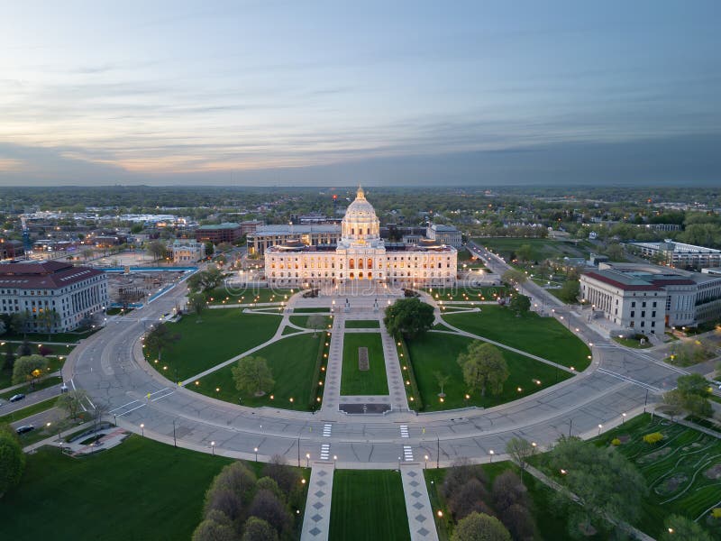 St. Paul, Minnesota, USA with the Capitol Building Stock Photo - Image ...