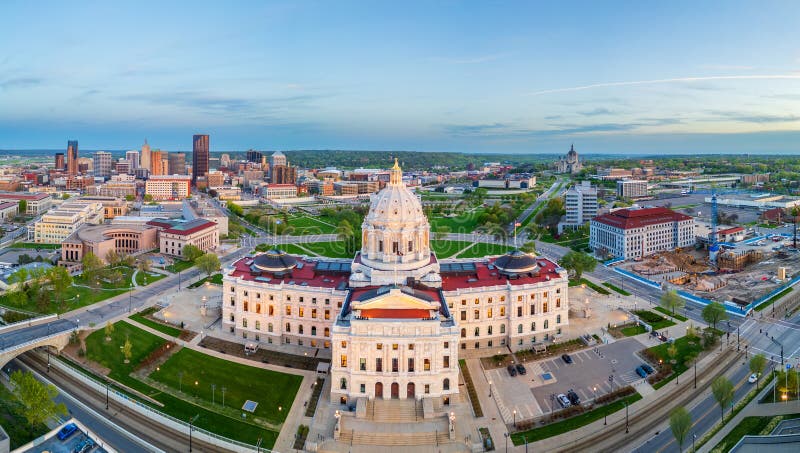 St. Paul, Minnesota, USA at the Capitol Stock Image - Image of united ...