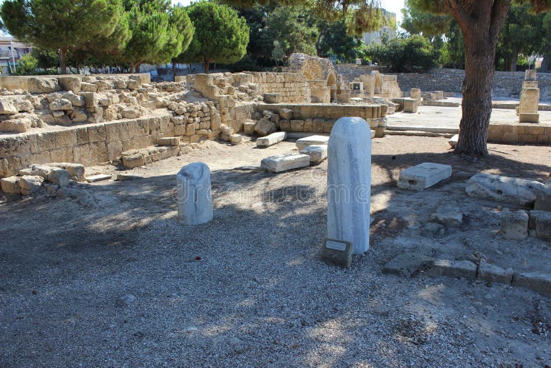 St. Paul`s Pillar stock image. Image of ruins, history - 83637061