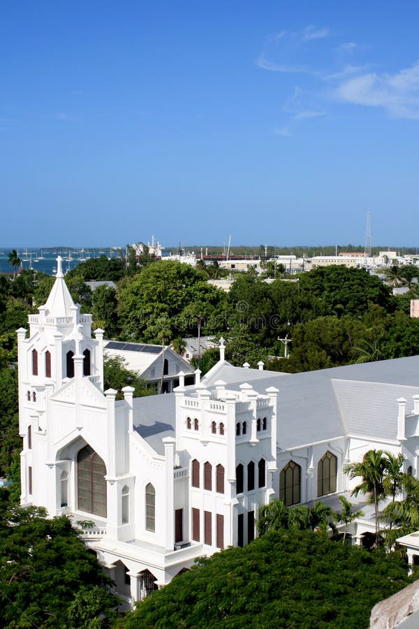 St. Pauls Church in Key West Florida Stock Image - Image of west ...