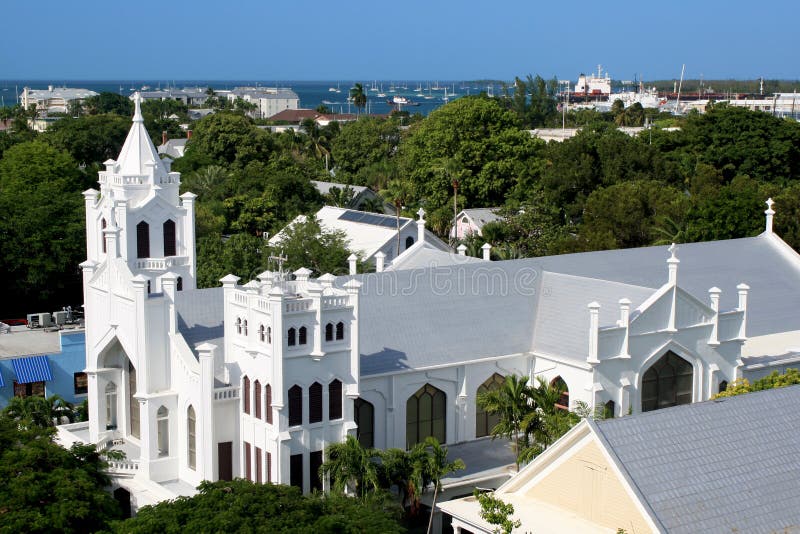 St. Pauls Church in Key West Florida Stock Photo - Image of historical ...