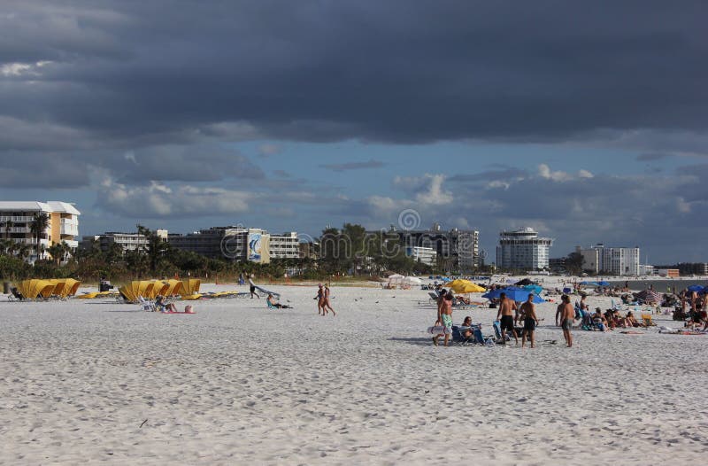St Pete Beach FL- November 3, 2024: Beach Scene on Sunny Day St Pete ...