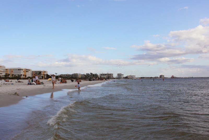 St Pete Beach FL- November 3, 2024: Beach Scene on Sunny Day St Pete ...