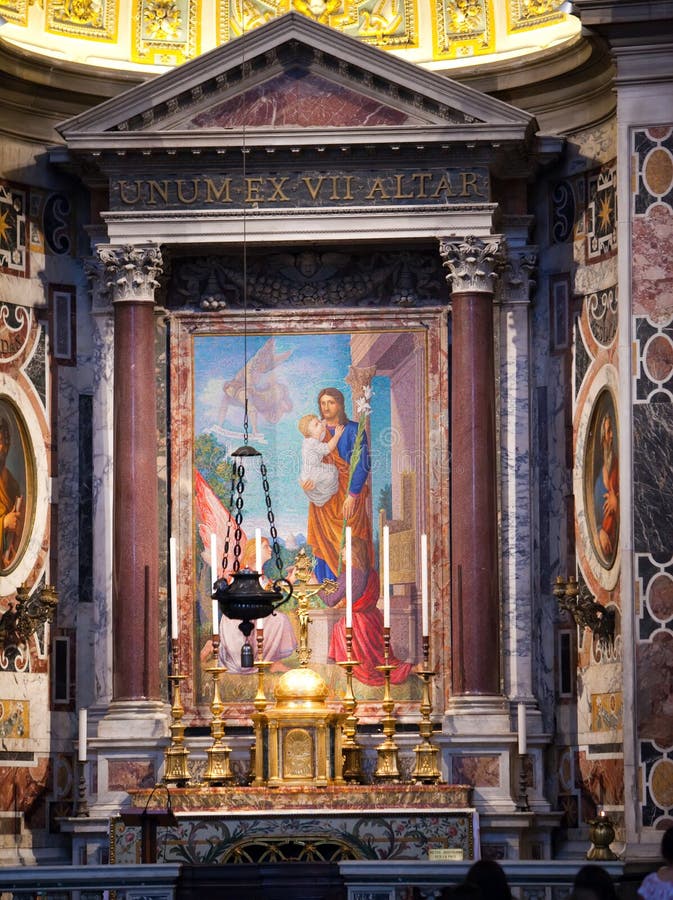 St Veronica Statue, St Peter Basilica, El Vaticano, Roma, Italia Imagen ...