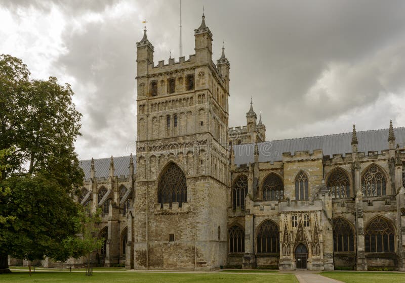 St Peter Cathedral Side Exeter Stock Photos - Free & Royalty-Free Stock ...