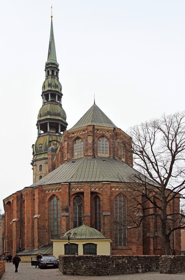 St Peter Church a Riga, Lettonia Immagine Editoriale - Immagine di ...