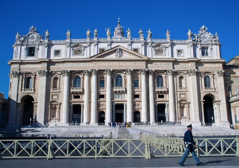 St. Peter S Basilica in Vatican Editorial Photography - Image of pietro ...
