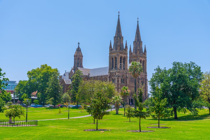 St. Peter S Cathedral in Adelaide, Australia Stock Image - Image of ...