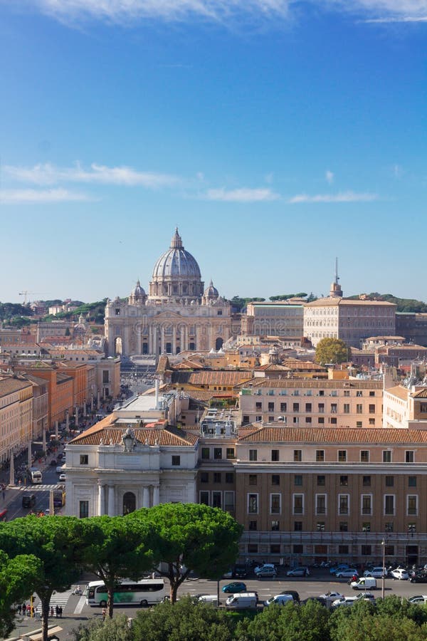 St. Peter S Cathedral in Rome, Italy Editorial Stock Photo - Image of ...
