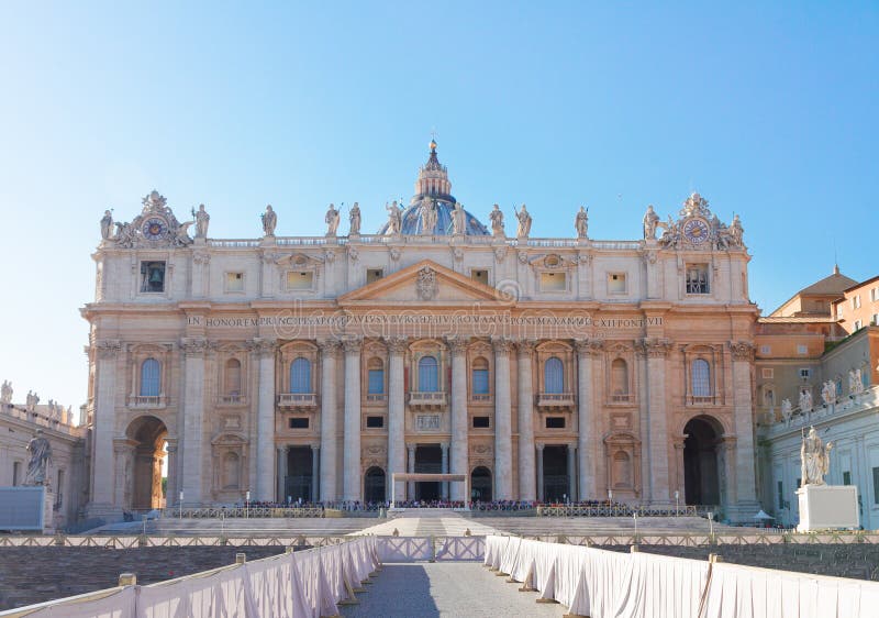 St. Peter S Cathedral in Rome, Italy Editorial Stock Image - Image of ...