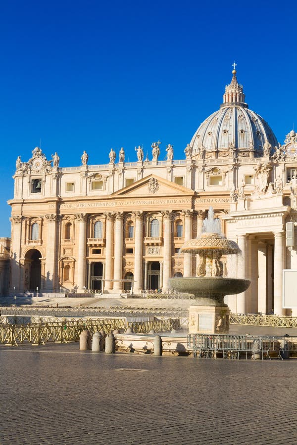 St. Peter S Cathedral in Rome, Italy Editorial Photo - Image of piazza ...