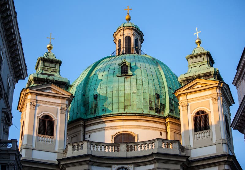 St. Peter S Church (Peterskirche) Stock Image - Image of catholic ...