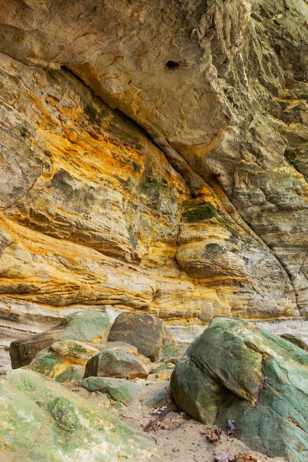 St. Peter Sandstone Cliff stock photo. Image of destination - 138950014