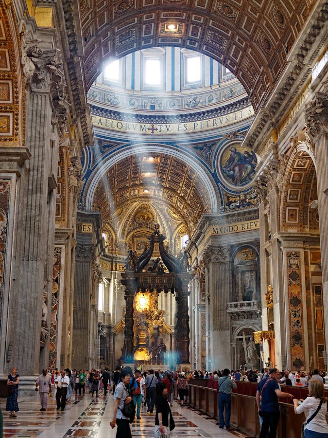 St- Peter` S Kathedrale, Rom Redaktionelles Stockfoto - Bild von ...
