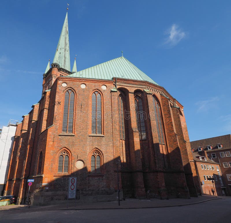 St Petri church in Luebeck stock image. Image of petri - 94204961