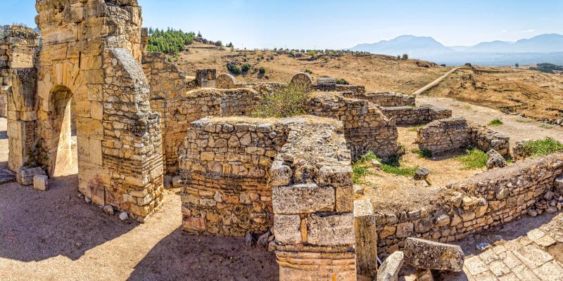 St. Philip Martyrium at Hierapolis - Pamukkale, Turkey Stock Image ...