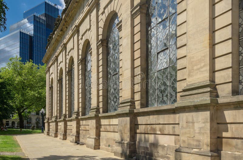 St Phillips Cathedral and 103 Colmore Row Stock Image - Image of ...