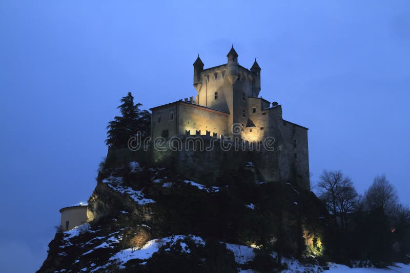 Castello di Saint-Pierre stock photo. Image of hill, fortress - 12424934