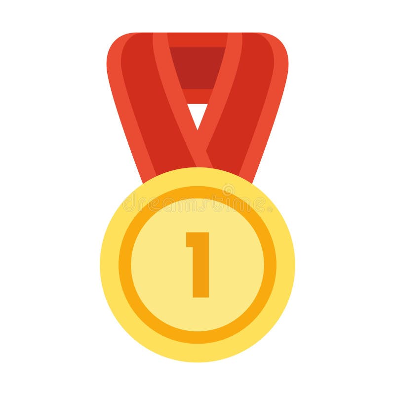 1st place medal icon stock illustration. Illustration of place - 364043492