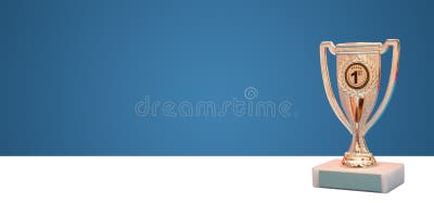 1st Position Award Banner, Winner Award with Trophy Stock Image - Image ...