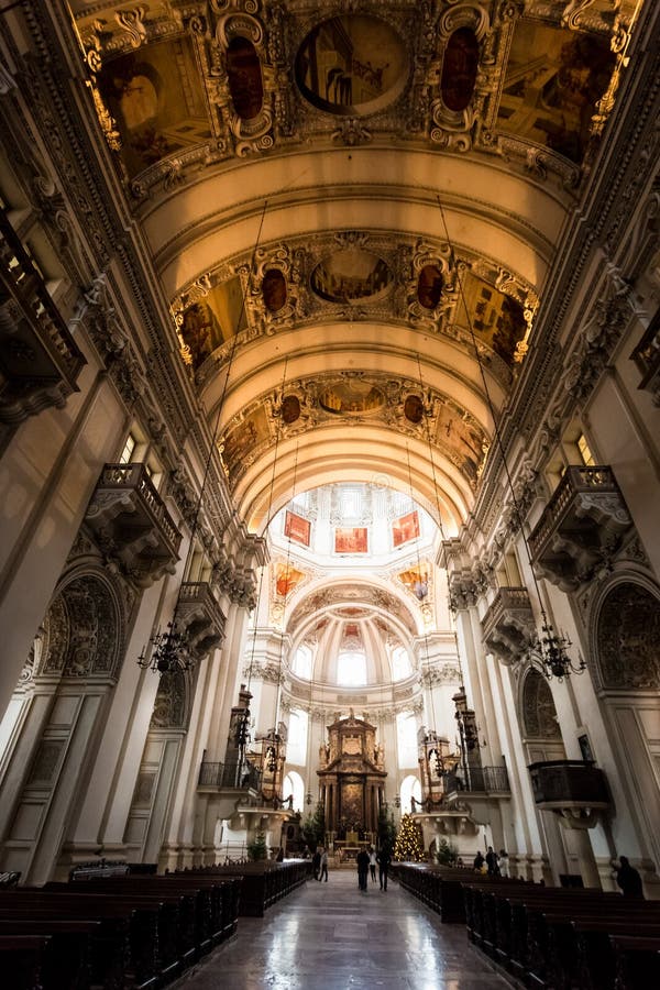 St Rupert Cathedral in Salzburg, Austria. Stock Image - Image of ...