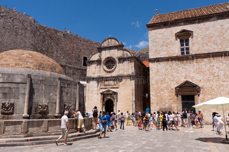 St. Saviour Church in Dubrovnik Editorial Stock Photo - Image of ...