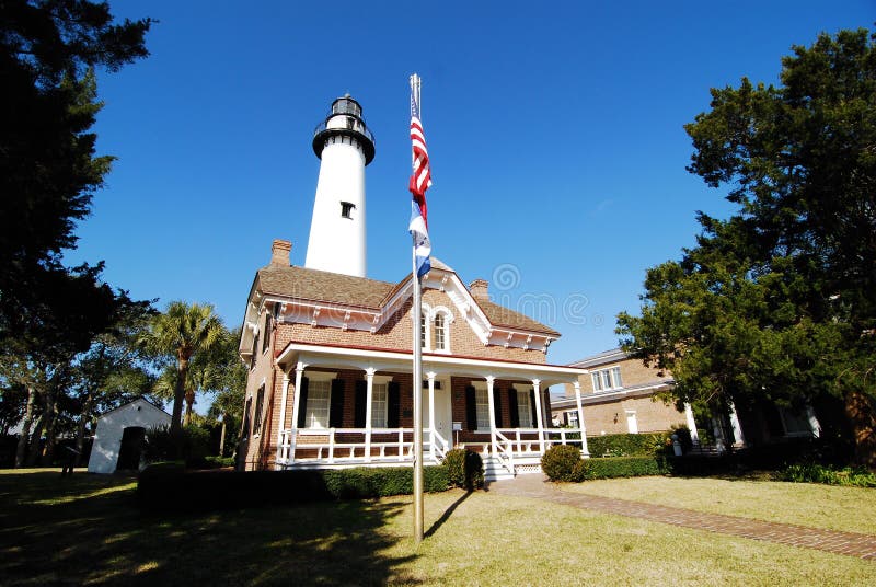 The St Simon Lighthouse stock photo. Image of travel - 144829536