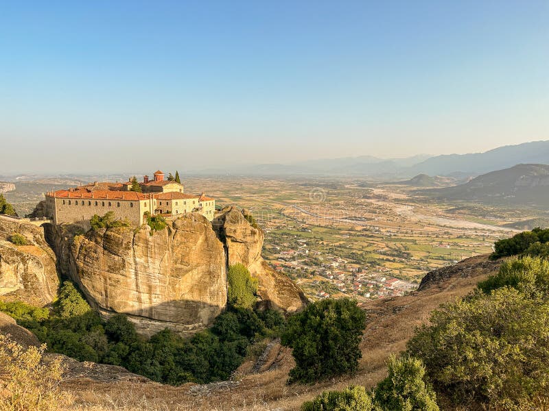 St. Stephan Beautiful Complex of Meteore Monasteries Build on the Rocks ...