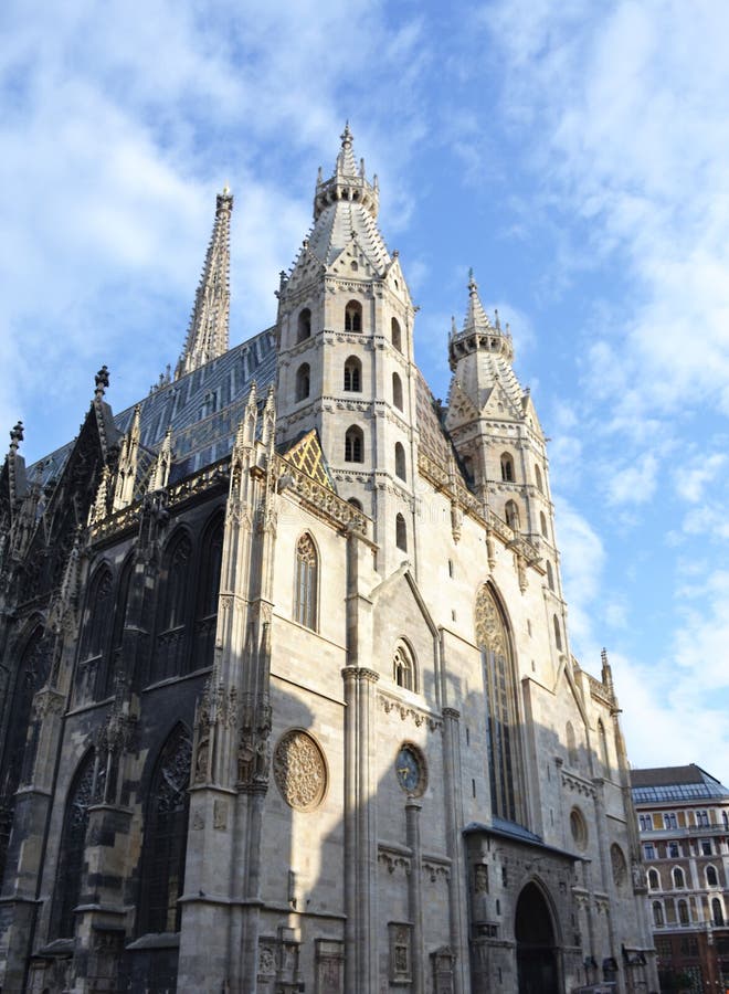 St. Stephan Cathedral in Vienna Stock Image - Image of architecture ...